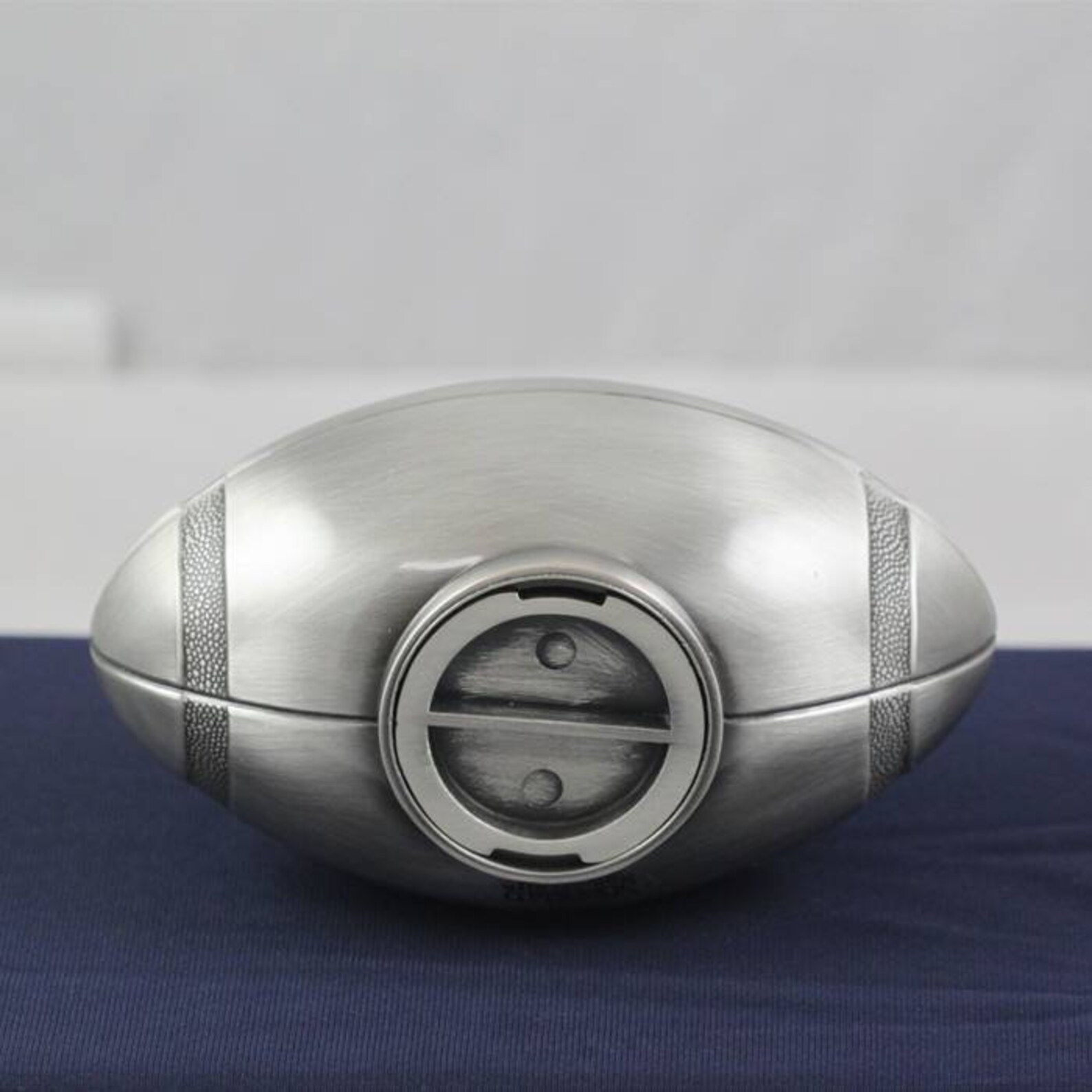 Personalized Piggy Bank, Customized Decorative Pewter Football Piggy ...
