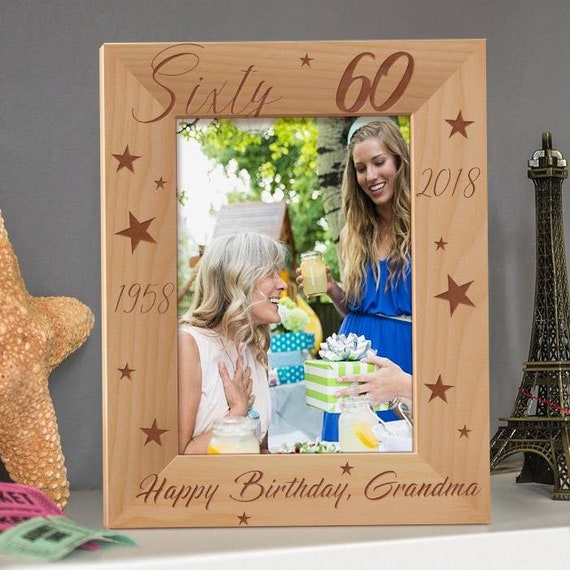 Personalized Birthday Picture Frame Engraved Photo Frame | Etsy