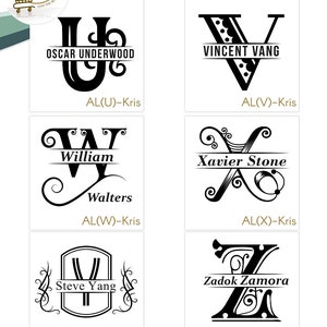 Personalized Initial Whiskey Glasses, Custom Name/initial Engraved ...