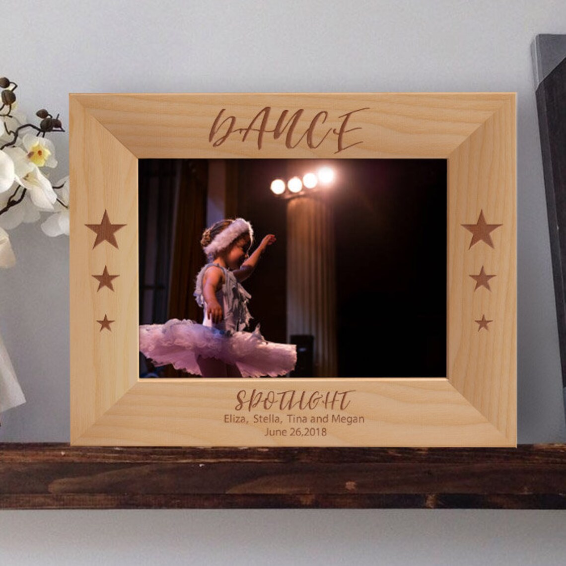Dance Picture Frames Personalized Picture Frames Wooden | Etsy
