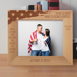 Custom United States Picture Frame – Personalized Wooden Photo Frame ...