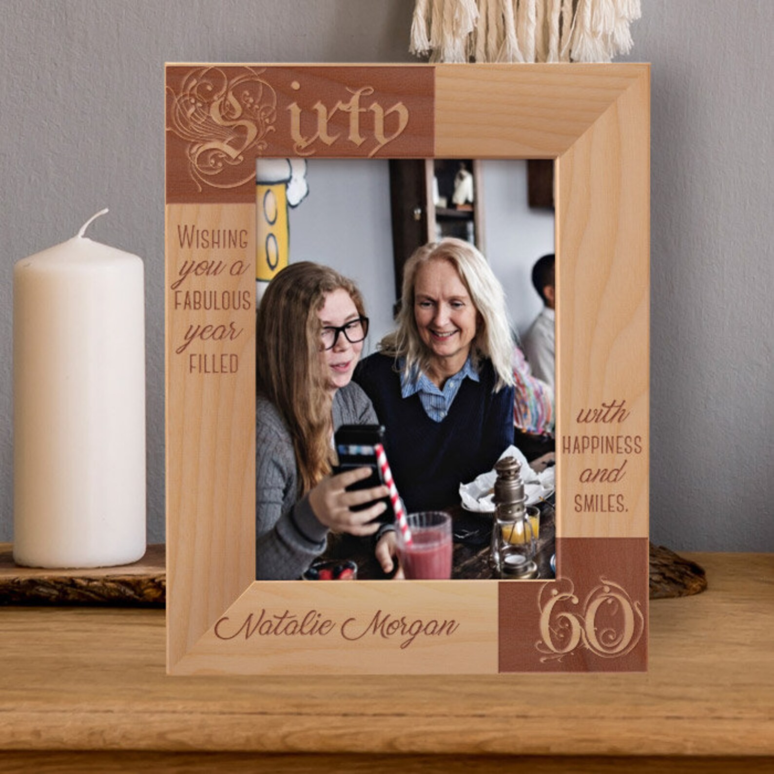 Wishing You A Fabulous Year Personalized Wooden Frame - Etsy