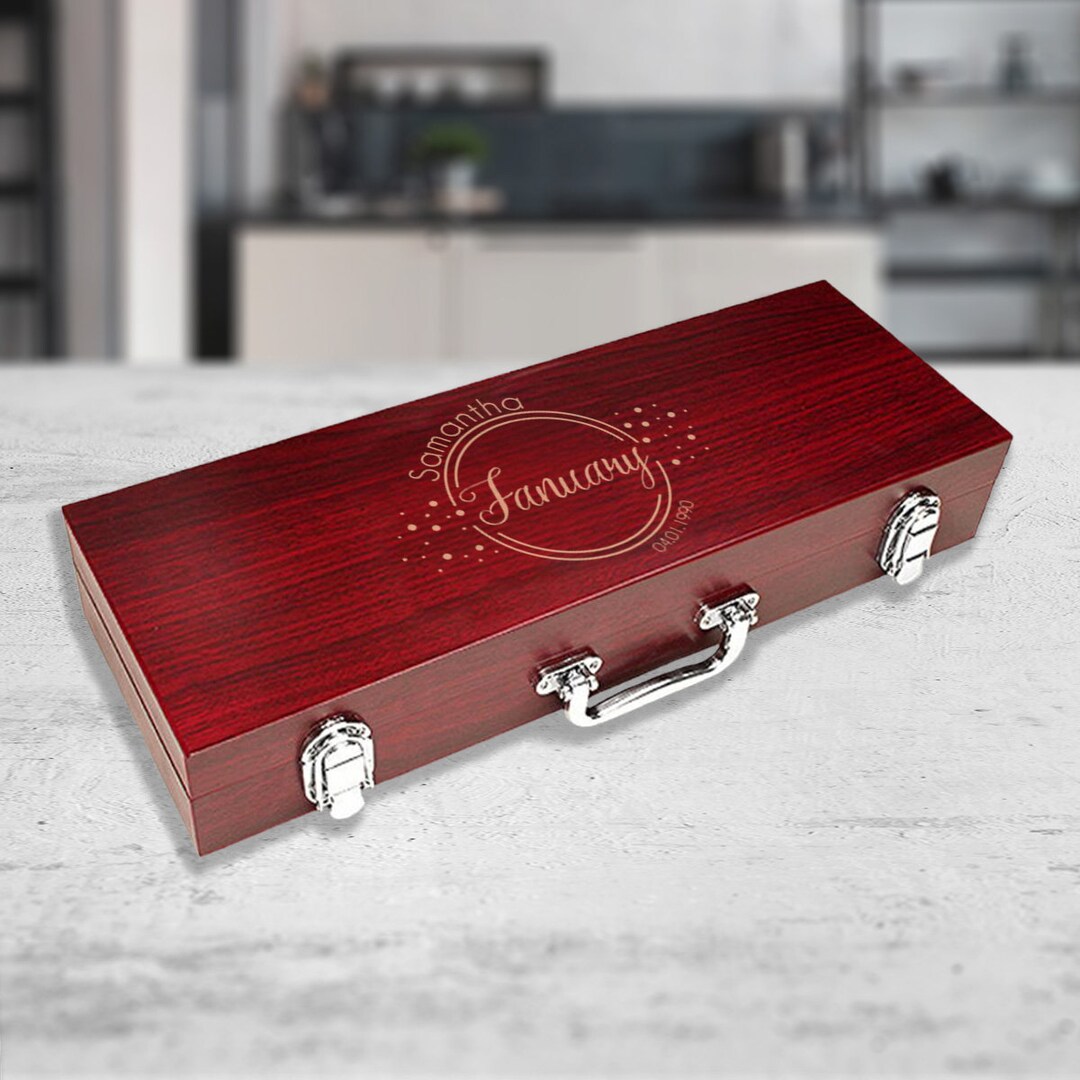 Personalized Birthday Barbeque Set, Custom BBQ Set Birthday Present ...