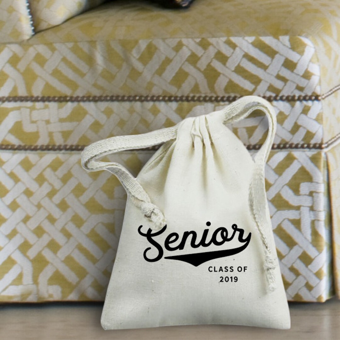 Personalized Graduation Bags, Cotton Drawstring Pouch 3x4, Class of ...