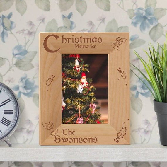 Personalized Christmas Frames 5x7 Personalized Christmas Picture Frame