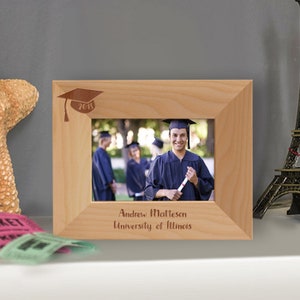 Personalized Graduation Photo Frame, Custom Diploma Photo Frame ...