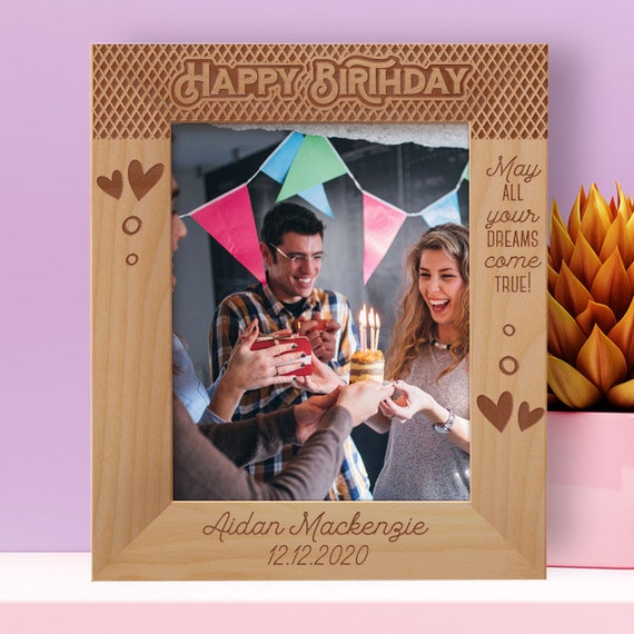 Visual Arts Photography Engraved Today Is Your Day Photo Frame Custom ...