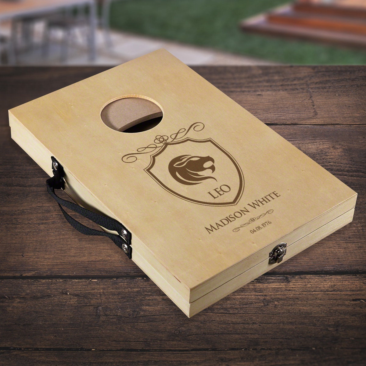 Personalized Game, Custom Cornhole Boards, Personalized Bean Bag Toss ...