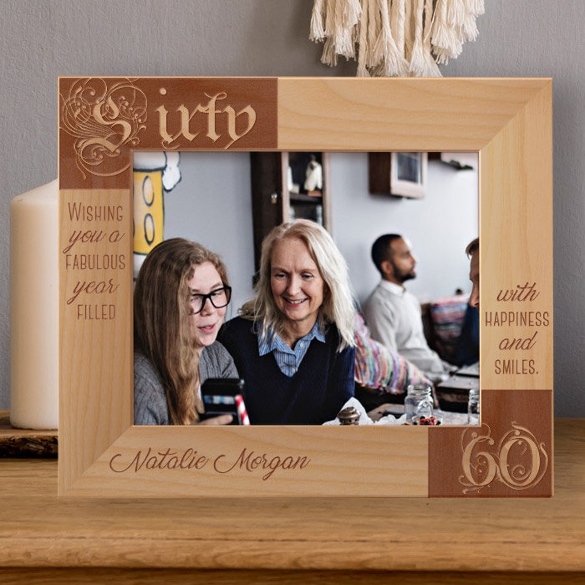 Wishing You A Fabulous Year Personalized Wooden Frame - Etsy