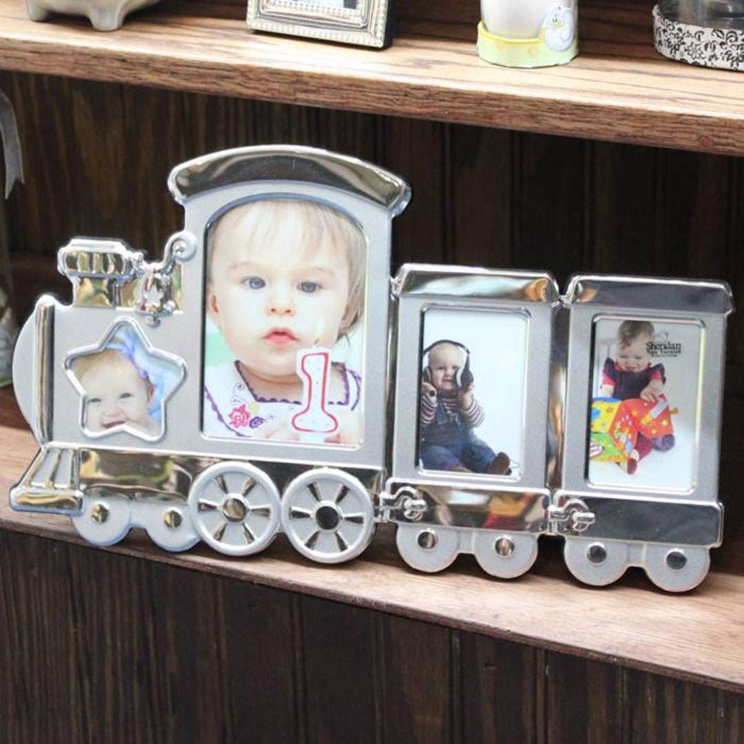 Personalized Photo Frame, Customized Train Pictures Frame, Engraved ...