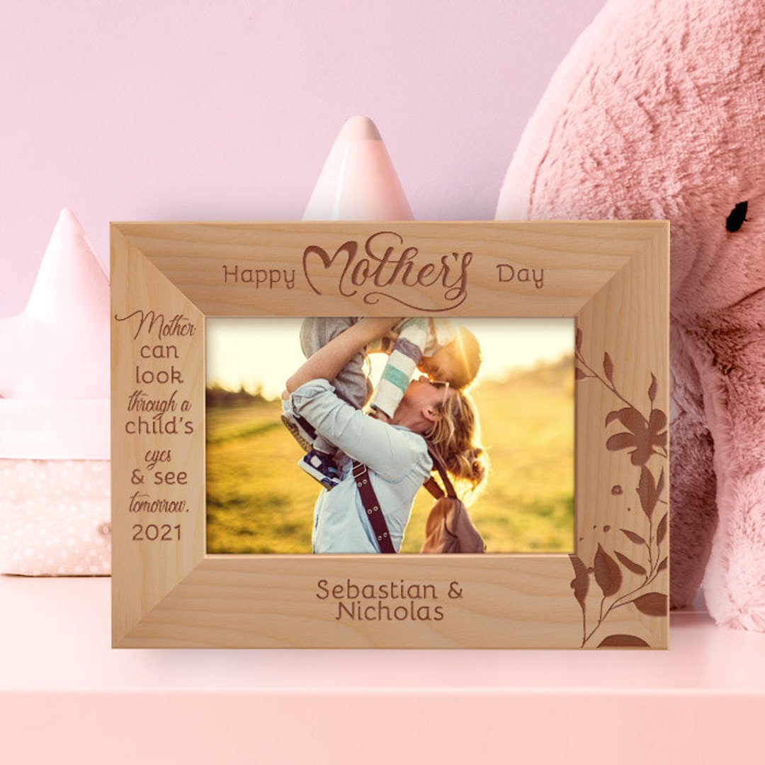 Personalized Mom Picture Frame, Custom Mothers Day Photo Frame ...