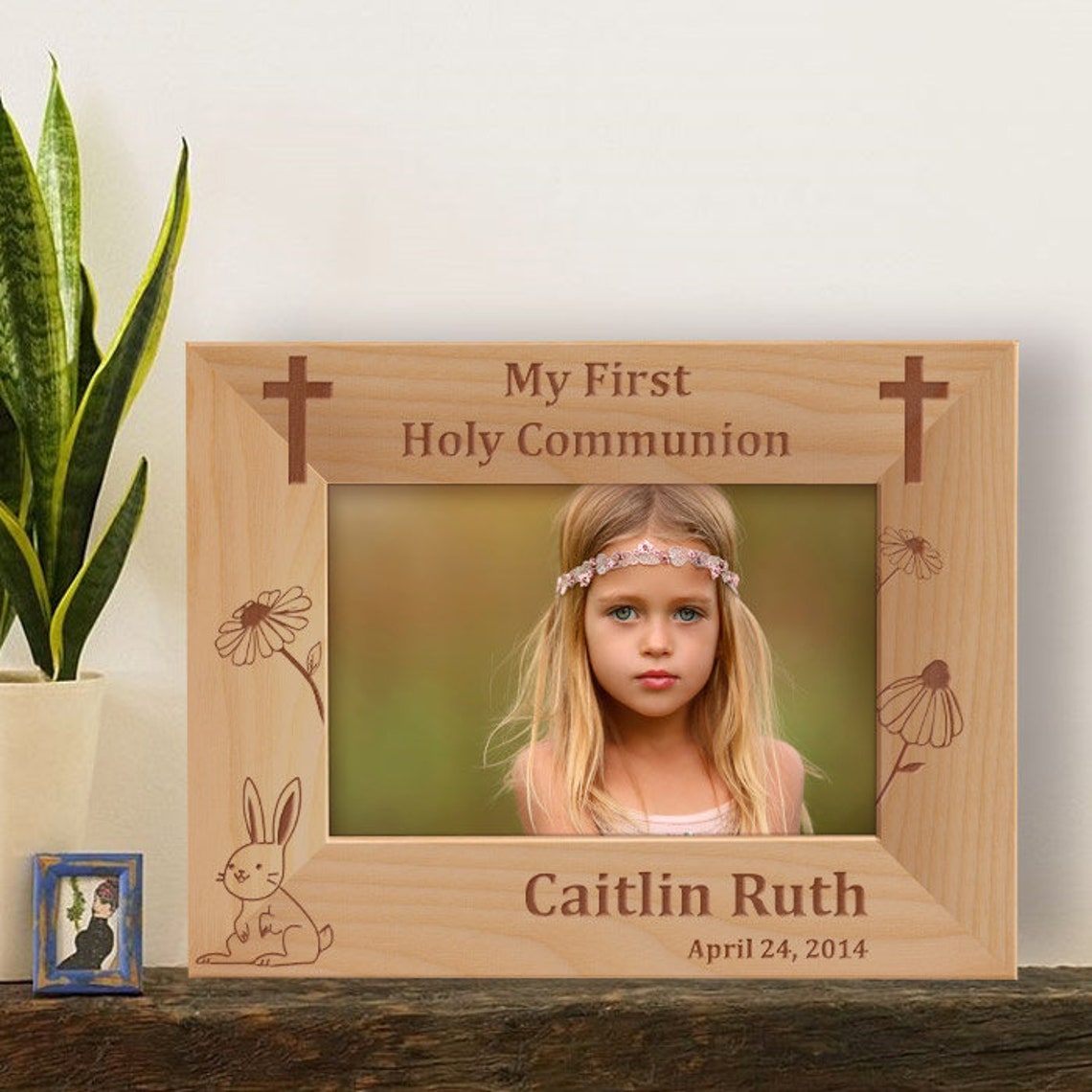 My First Holy Communion, Communion Picture Frame Personalized, Wooden ...