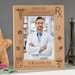 Doctor Picture Frame, Wooden Picture Frames, Doctor Gifts Personalized ...