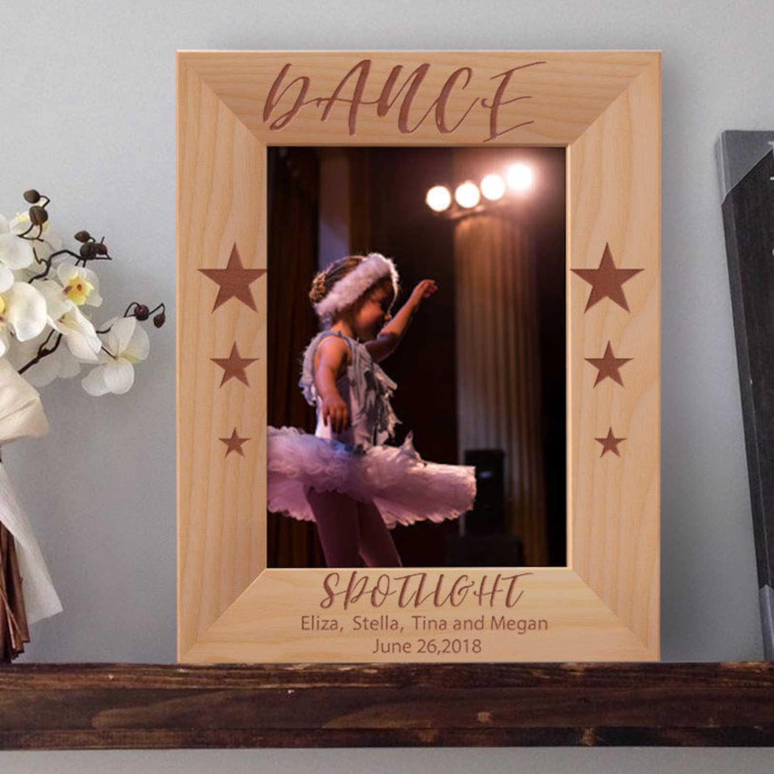 Dance Picture Frames Personalized Picture Frames Wooden | Etsy