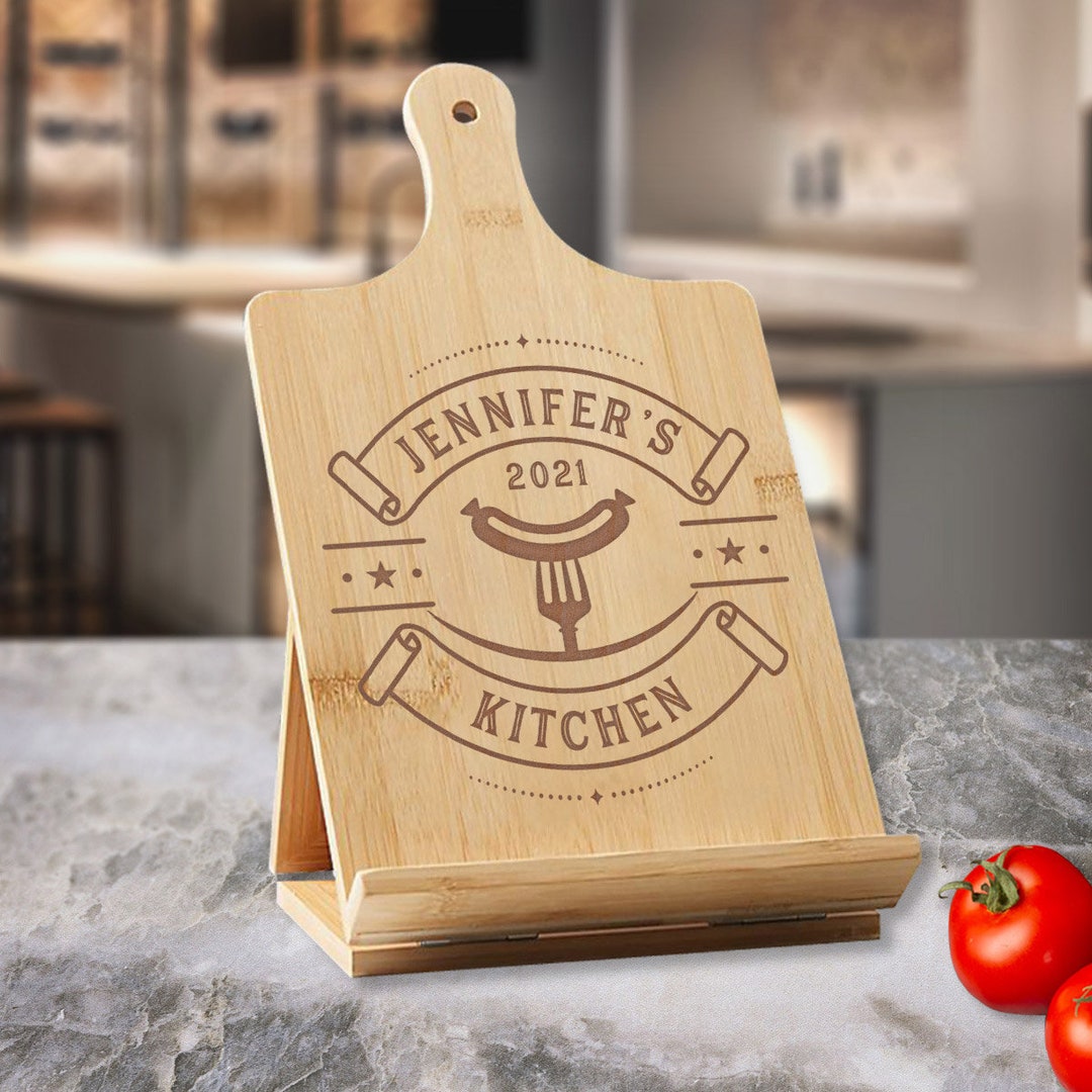 Personalized Kitchen Easel With Name, Custom Standing Chef's Easel ...