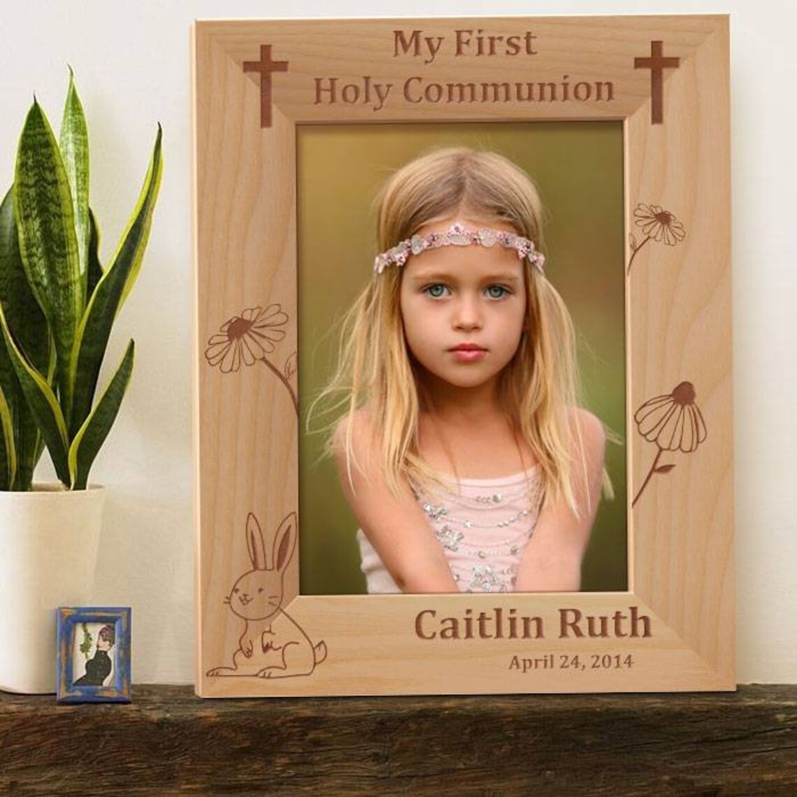 My First Holy Communion, Communion Picture Frame Personalized, Wooden ...