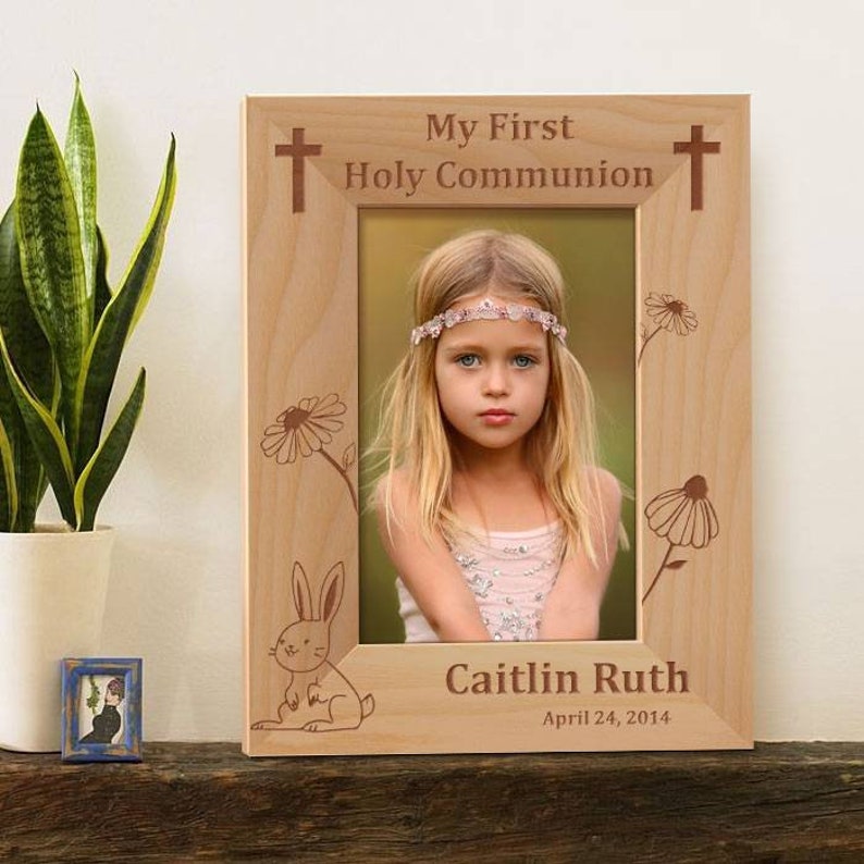 My First Holy Communion, Communion Picture Frame Personalized, Wooden ...