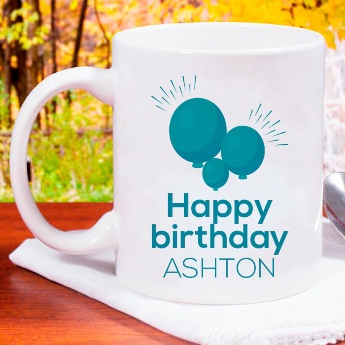Engraved Birthday Mugs for Him Custom Birthday Present | Etsy
