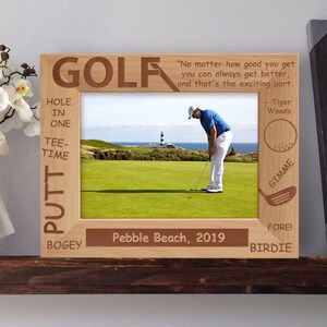 Golf Picture Frame, Personalized Picture Frames, Wooden Picture Frames ...