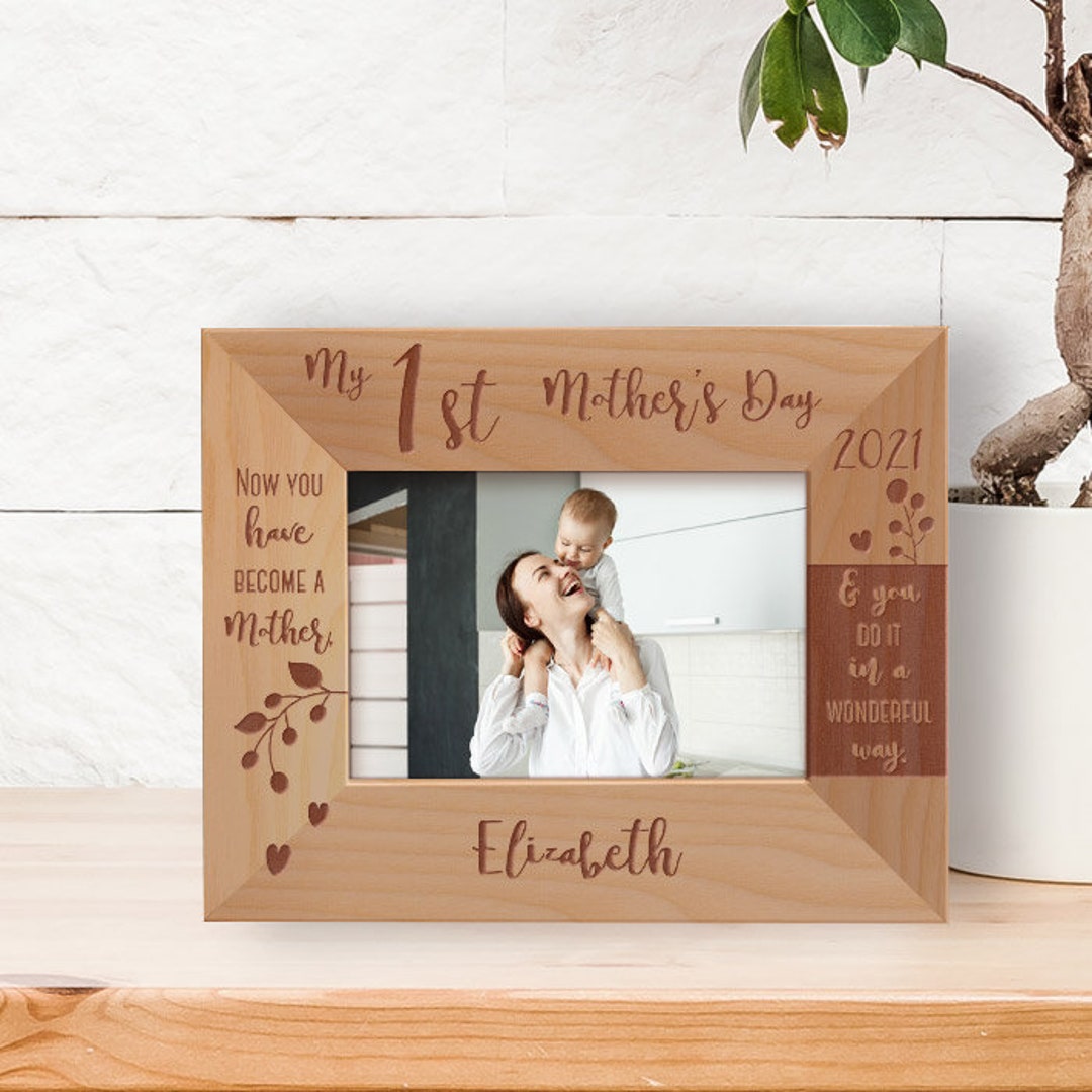 Personalized Mother Photo Frame, Custom Photo Frame, Wooden Frame ...