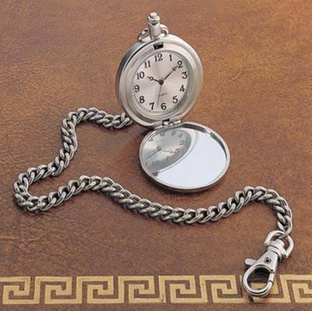 Personalized Pocket Watch, Customized Chained Watch With Keychain ...