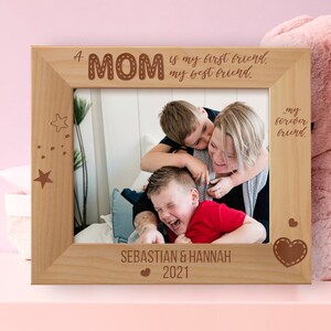 Custom Mother Picture Frame, Personalized Mother Day Picture Frame ...