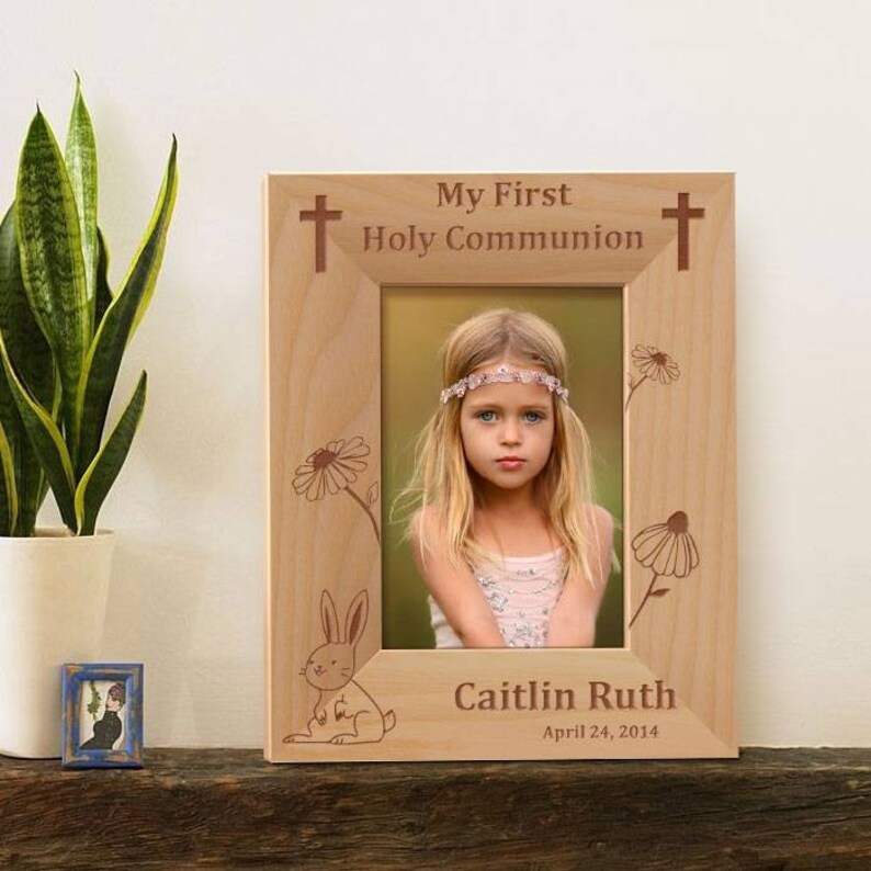 My First Holy Communion, Communion Picture Frame Personalized, Wooden ...