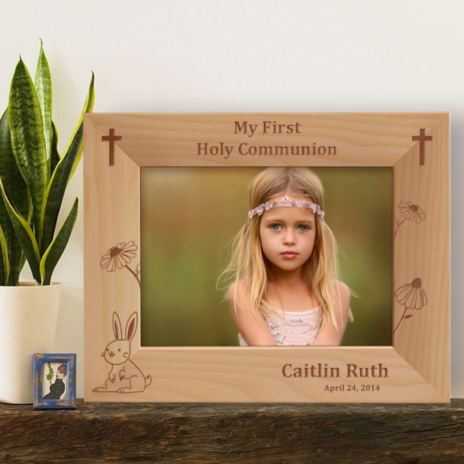 My First Holy Communion, Communion Picture Frame Personalized, Wooden ...