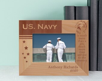 Us Navy Photo Frame | Etsy