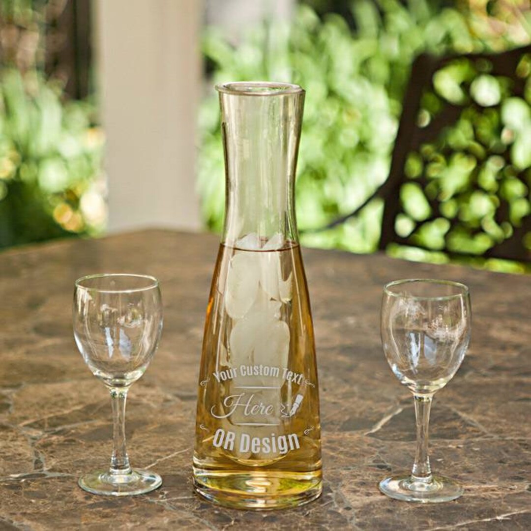 Personalized Decanter, Ice Chamber Decanter, Wine Decanter, Beverage ...