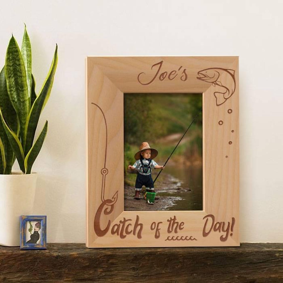 Catch of the Day Picture Frame, Personalized Photo Frames, Custom ...