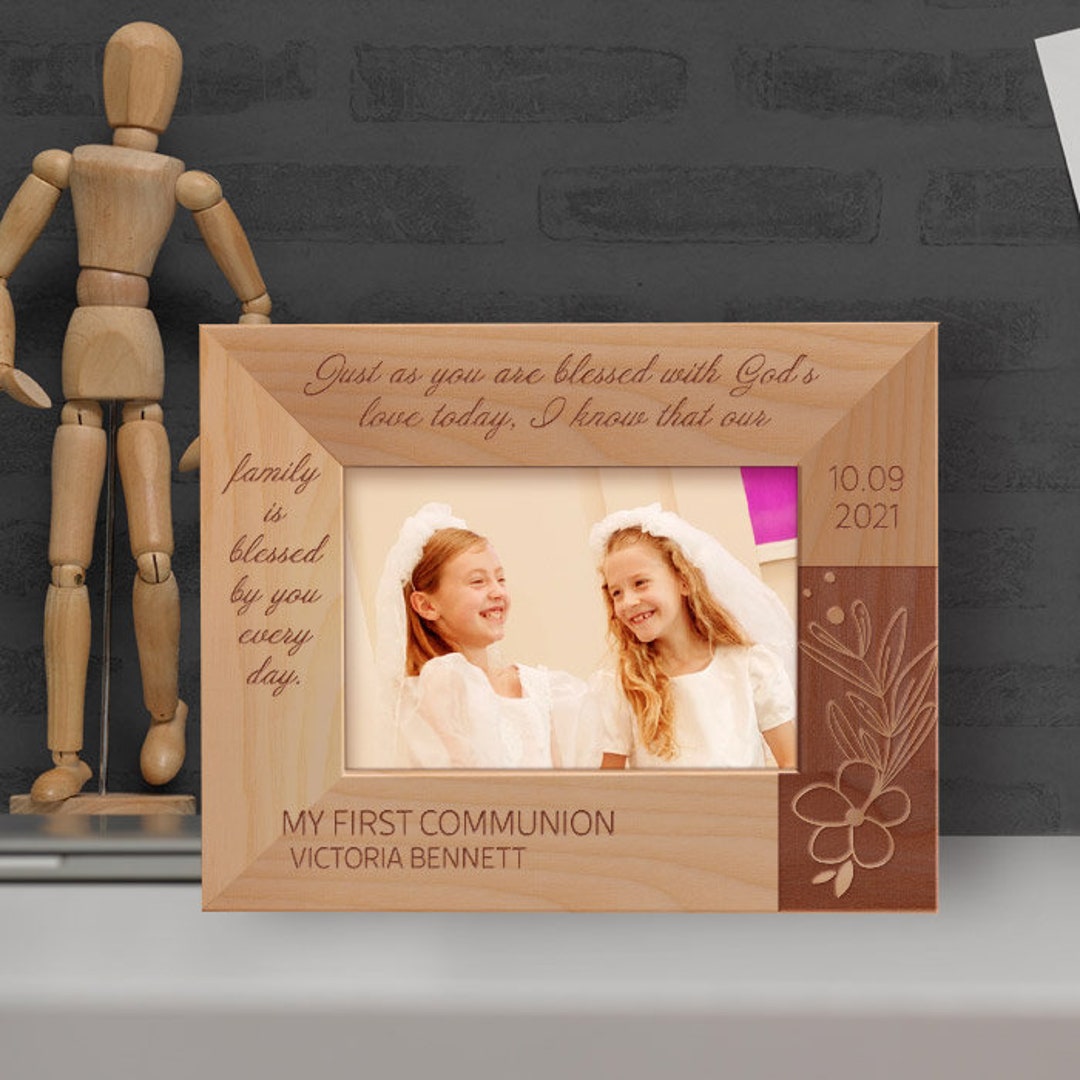 Personalized First Communion Picture Frame, Custom Picture Frame ...