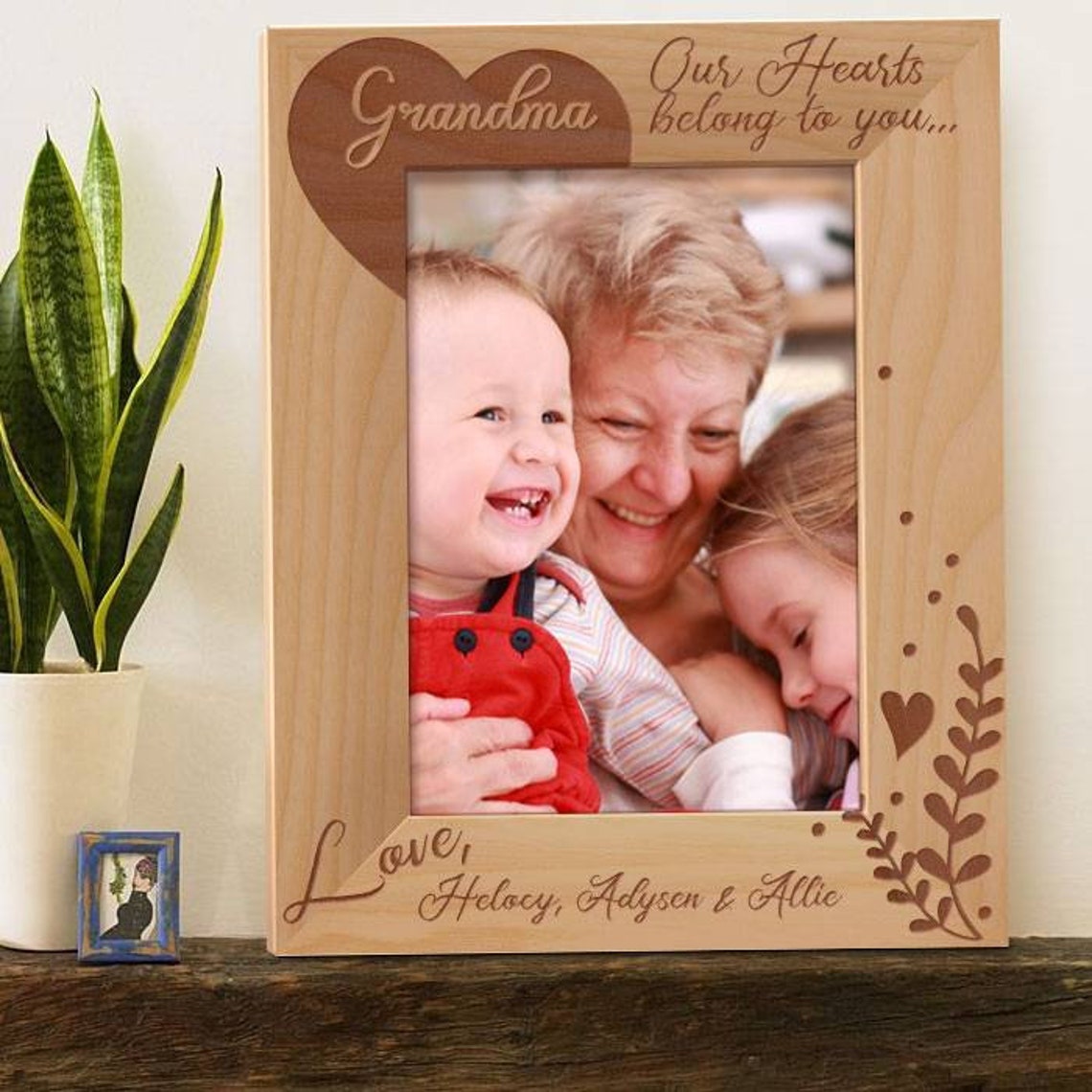 Grandma Picture Frame, Grandma Rememberance, Grandchildren Gift for ...