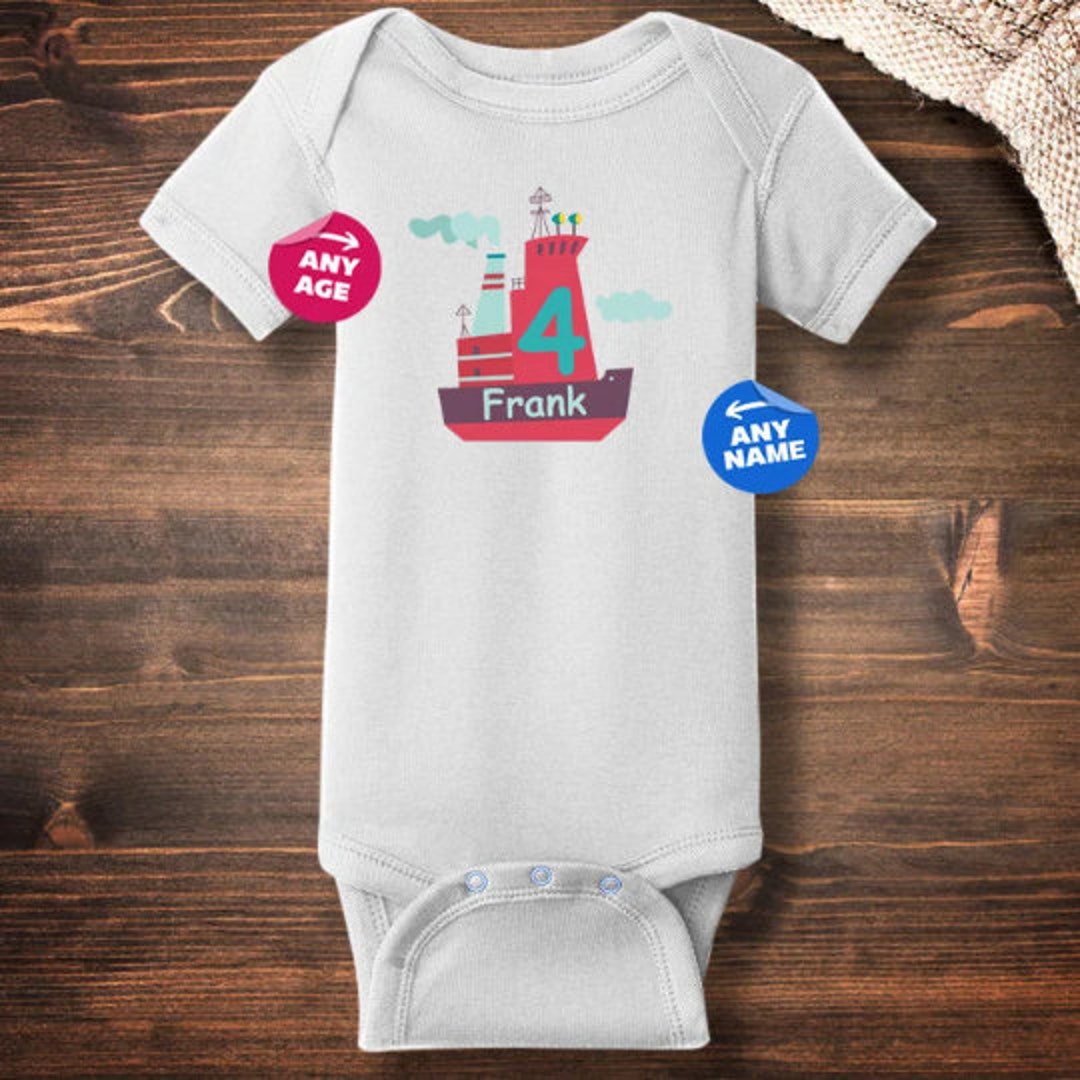 Car Onesie, Baby Birthday Bodysuit, Personalized Baby Graphic Onesie ...