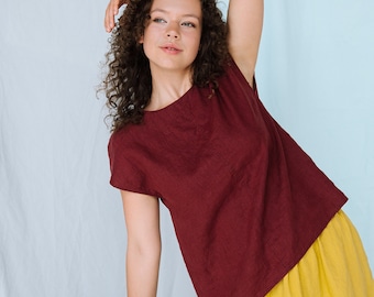 Patchwork Linen Tank - Etsy