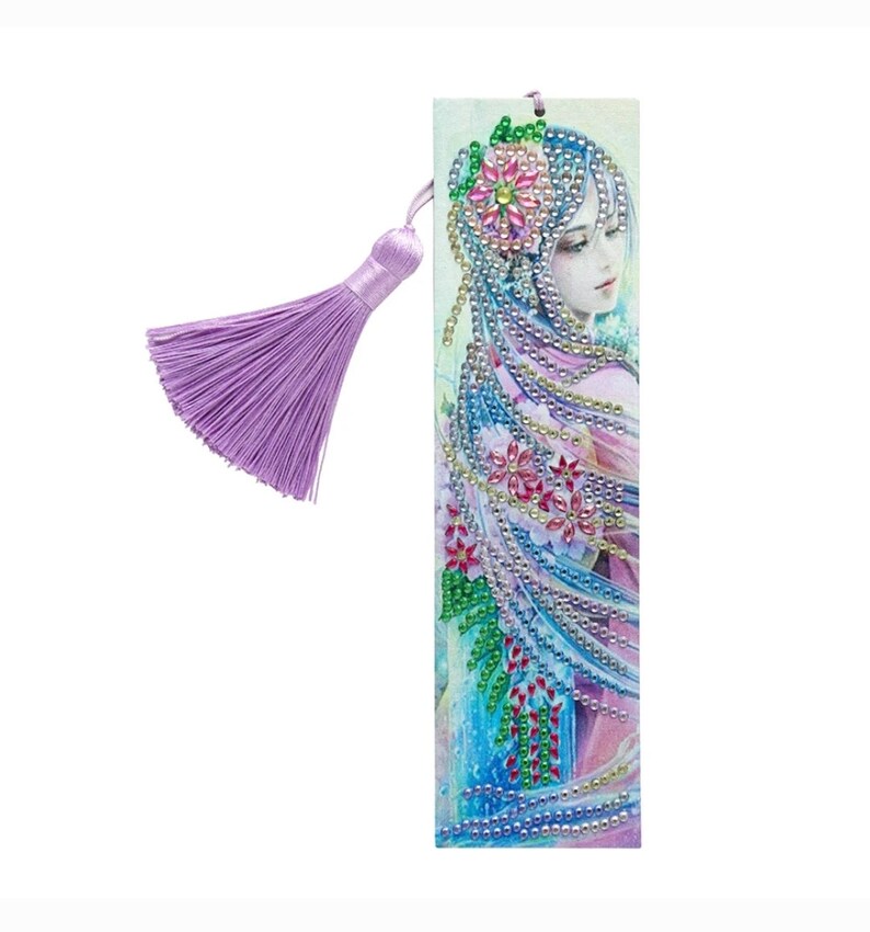 Diamond Painting Bookmark Kits, Diamond Painting Faux Leather Bookmarks ...
