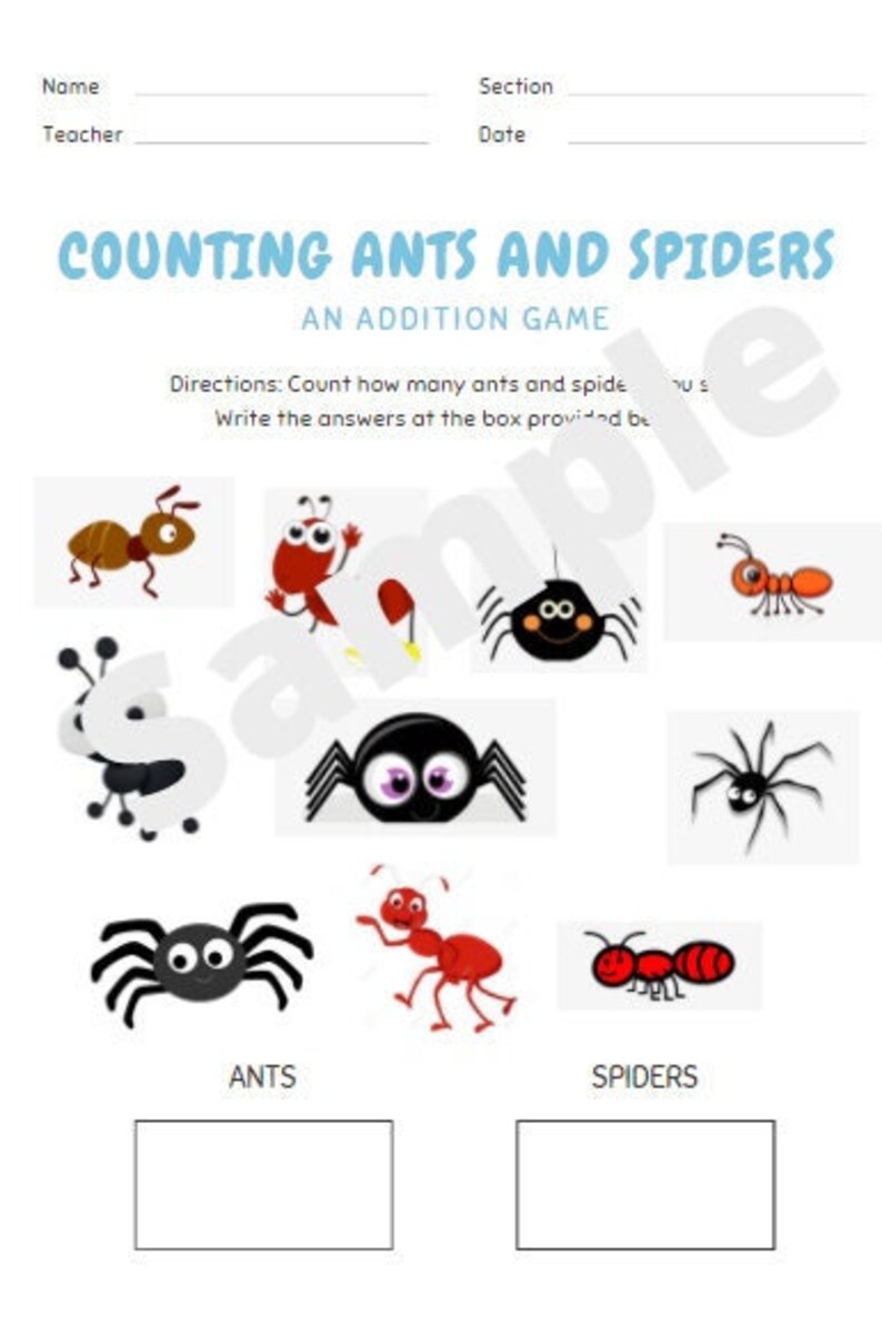 Count and Write, Numbers From 1 to 10, Math Worksheets for Pre-school ...