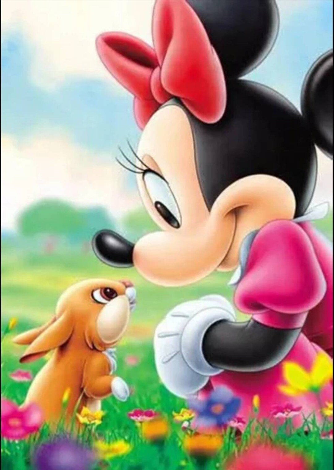 Minnie Diamond Painting Kit 30 X 40cm Full Round Drill, Disney Home ...