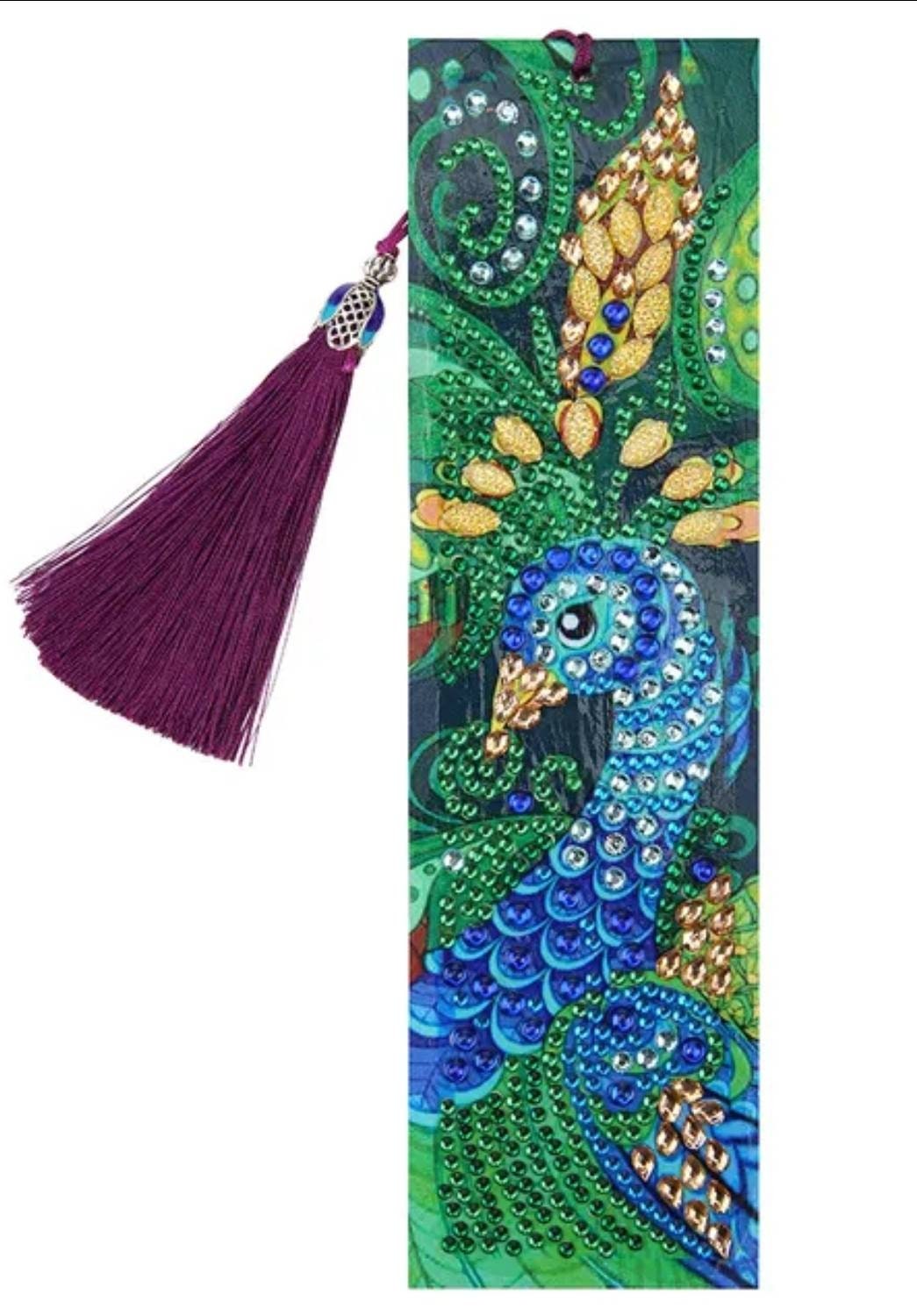 Diamond Painting Bookmark Kits, Diamond Painting Faux Leather Bookmarks ...