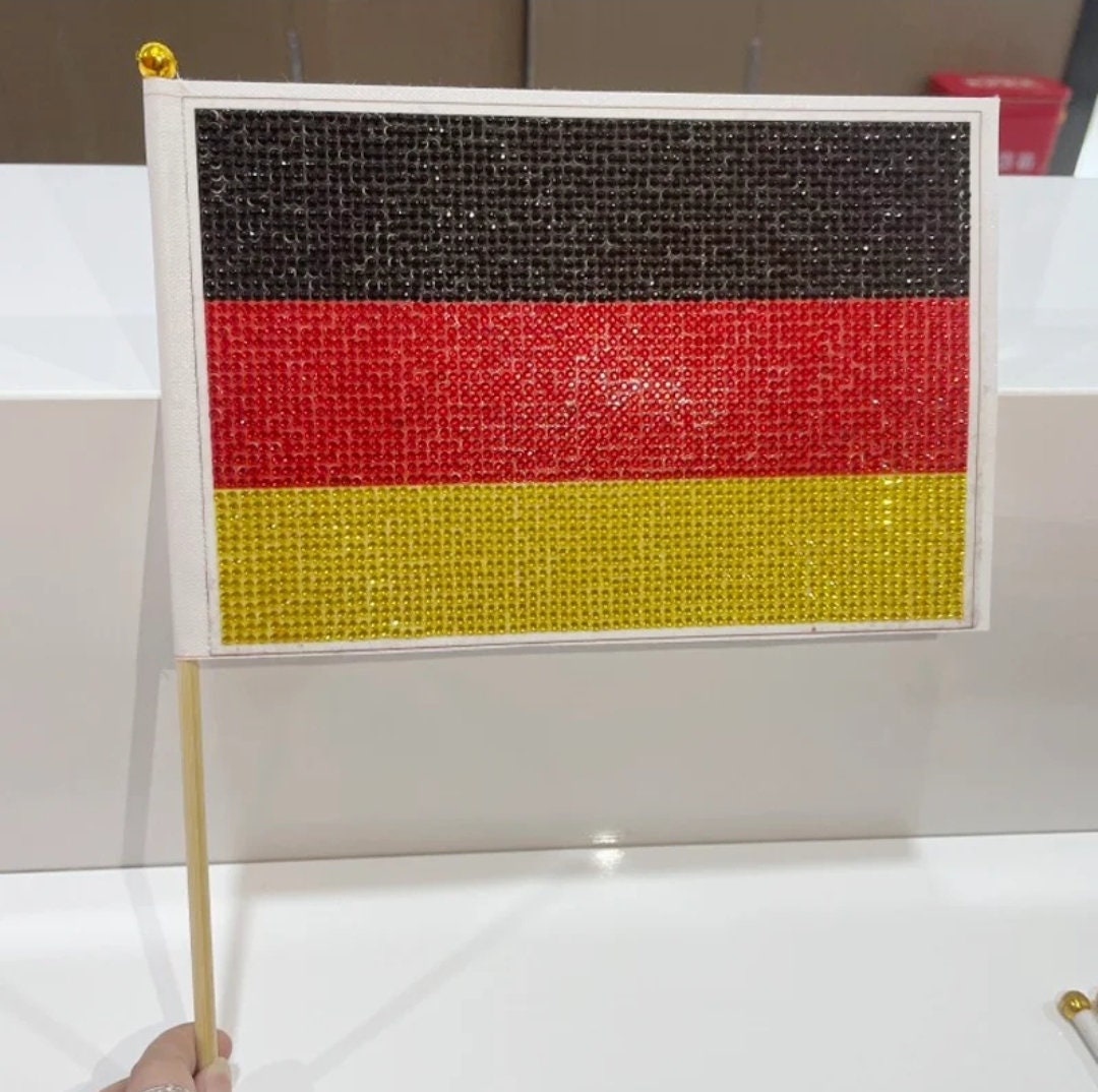 Diy Diamond Painting Mini Handheld German Flag, Home Decor, Gift for ...