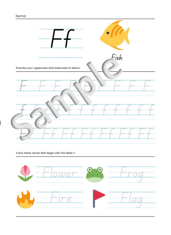 Writing A To Z Worksheet