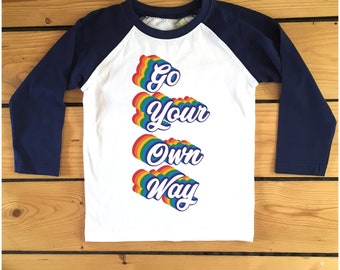 You Should Be Dancing red or navy raglan long-sleeve baseball | Etsy