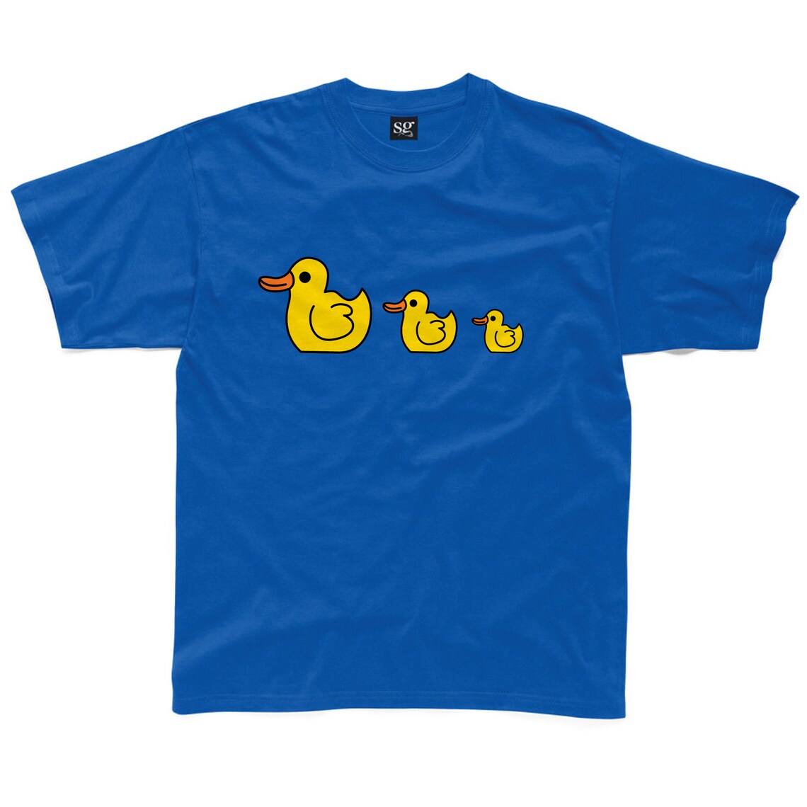 Rubber Ducks Kids T-shirt Available in Turquoise, Yellow, Royal Blue ...