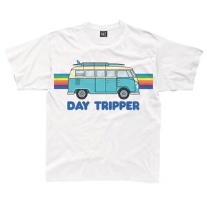 Day Tripper Camper Van Kids T-shirt Available in Dark Grey or Yellow - Etsy