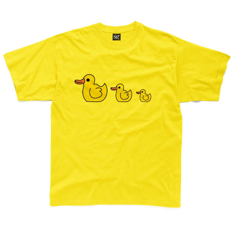 Rubber Ducks Kids T-shirt Available in Turquoise, Yellow, Royal Blue ...
