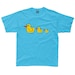 Rubber Ducks Kids T-shirt Available in Turquoise, Yellow, Royal Blue ...