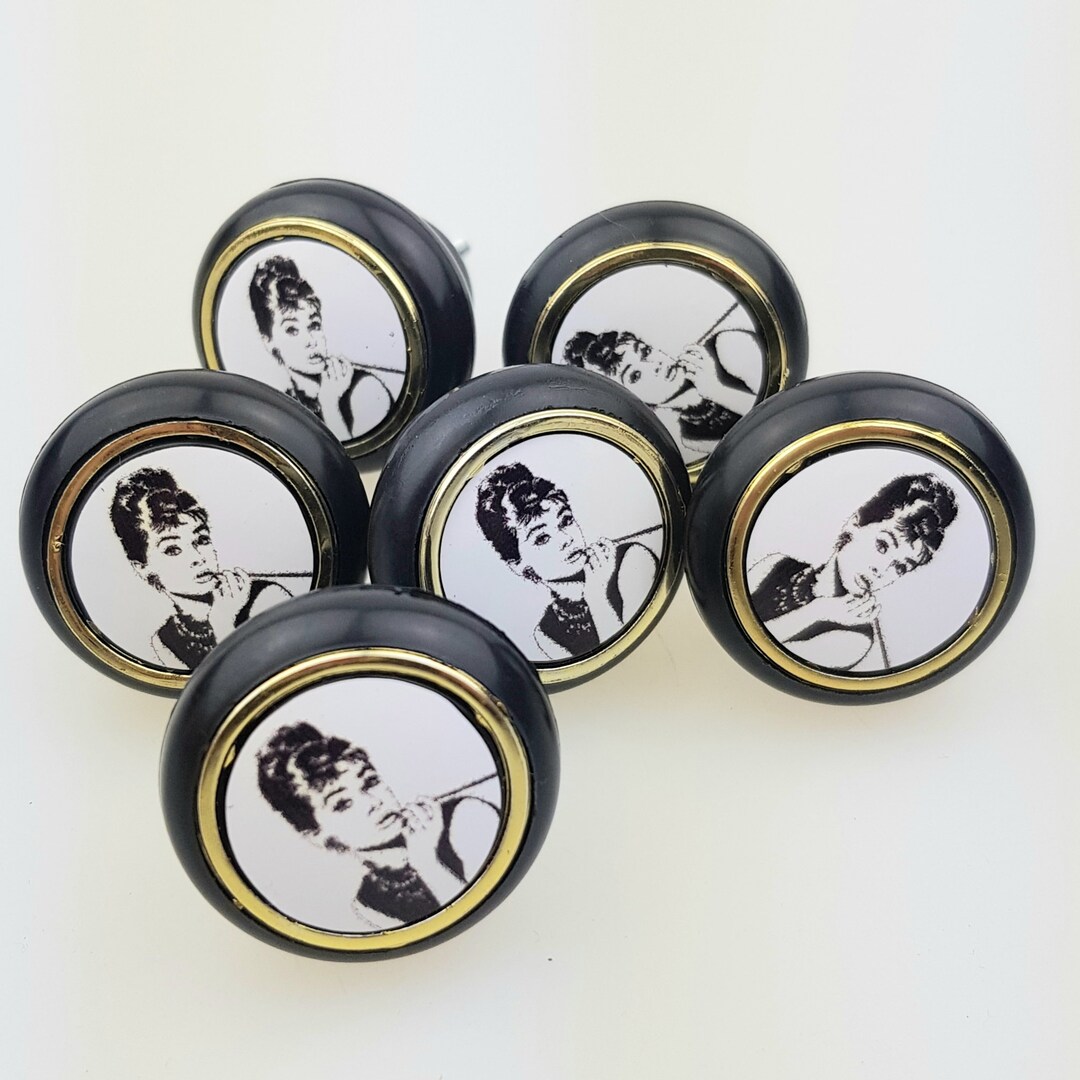 Set of 6 Small Furniture Buttons Plastic Furniture Handles - Etsy
