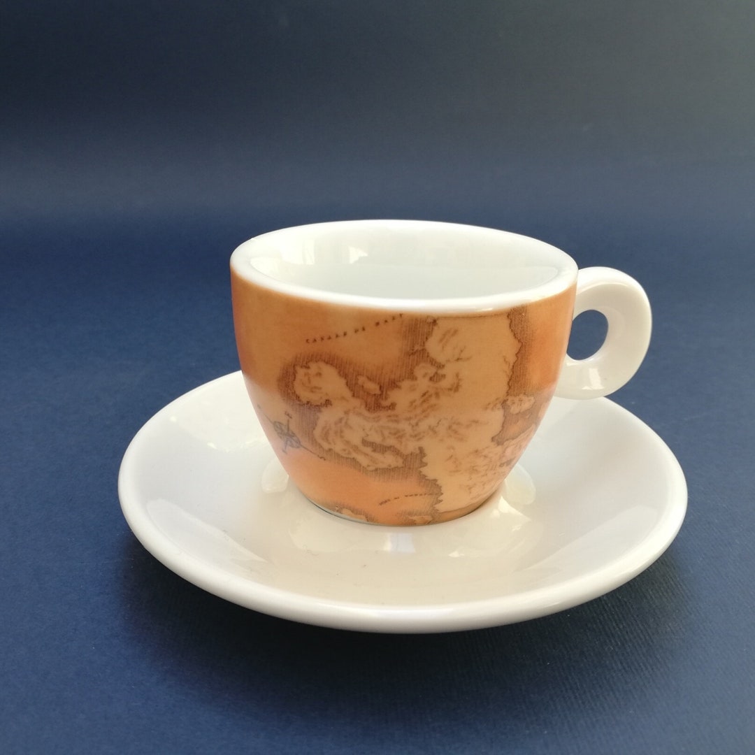 Traditional Greek Coffee Cup and Saucer by BRAVO, Collectible Souvenir ...