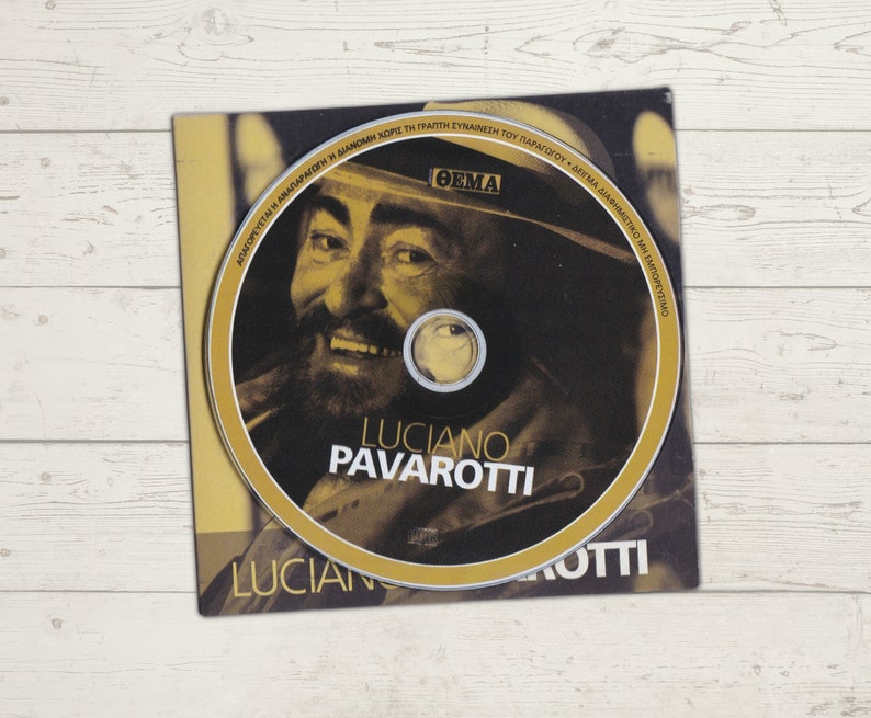 Luciano Pavarotti CD, Best Italian Operatic Tenor, Classic Opera Famous ...