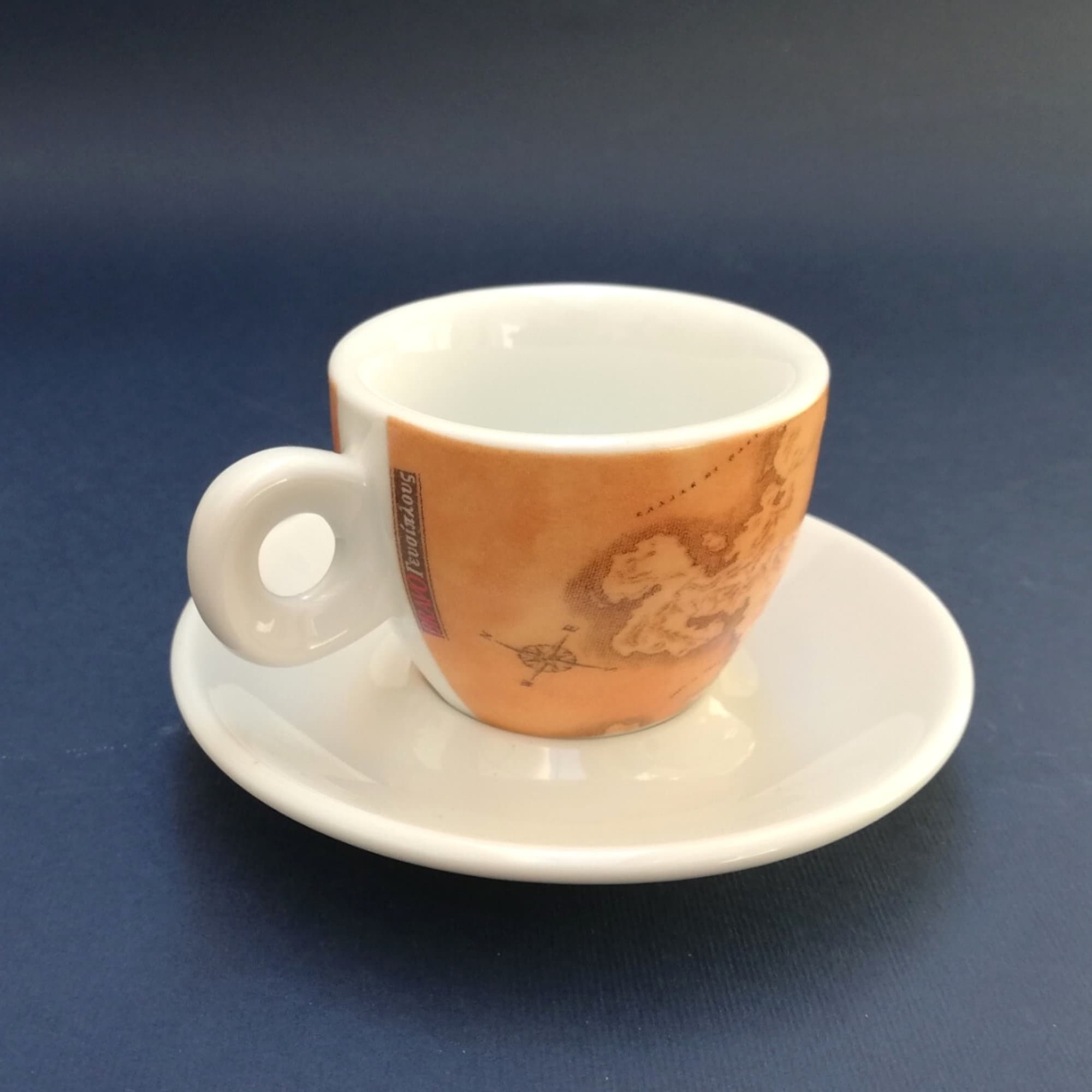 Traditional Greek Coffee Cup and Saucer by BRAVO Collectible - Etsy
